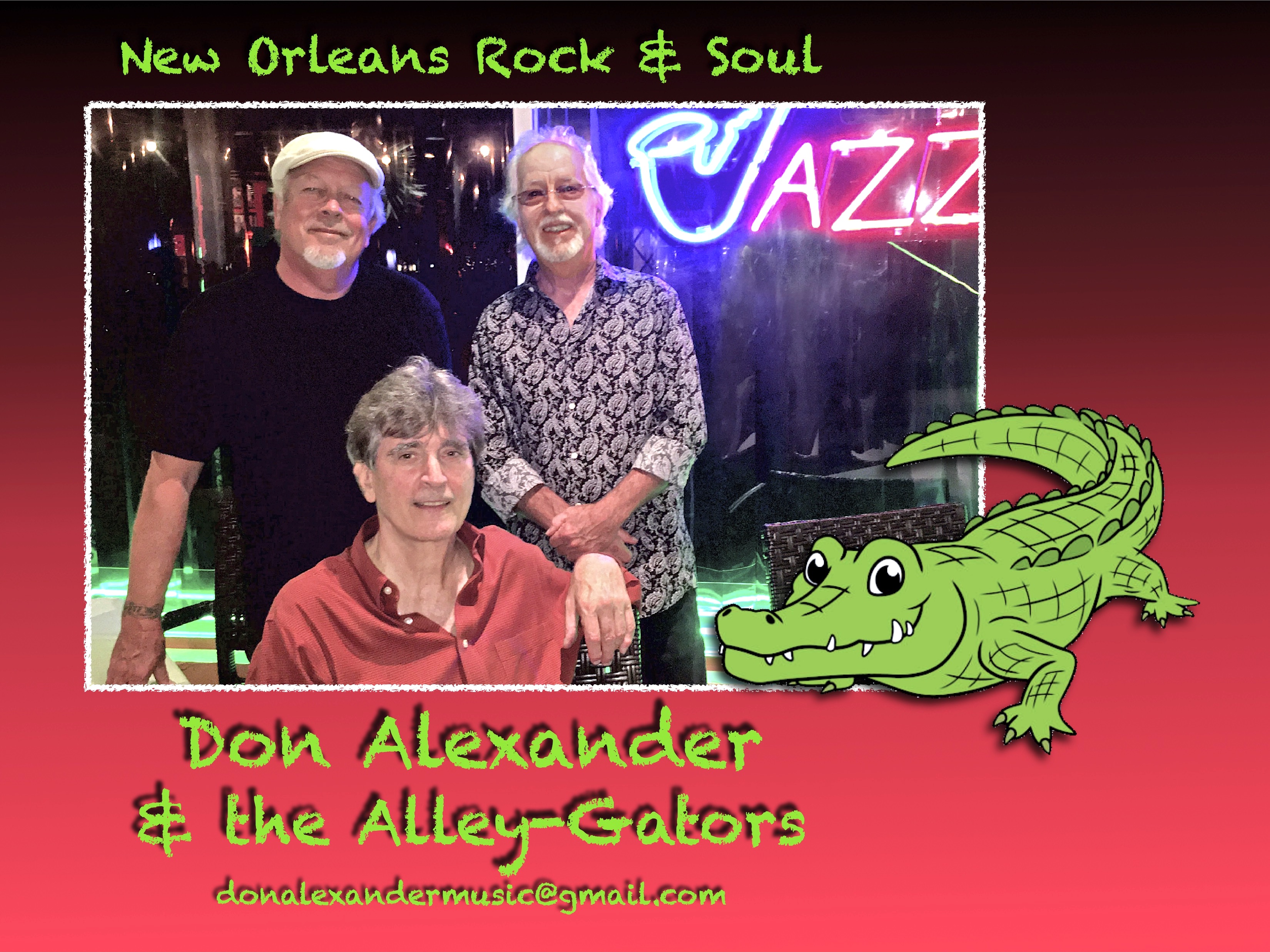 Don Alexander & The Alley-Gators - Band Details - Space Coast Live